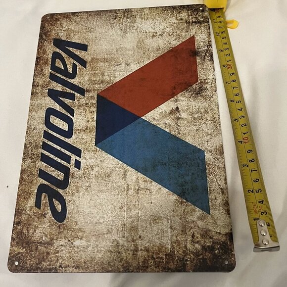 Valvoline | Wall Decor | Valvoline Metal Tin Sign 8x2 | Poshmark